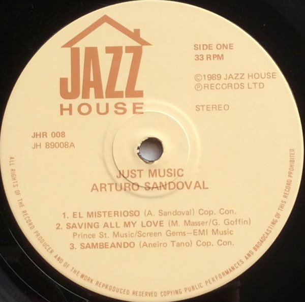 Arturo Sandoval - Just Music - Petesmusic UK Online Record Shop